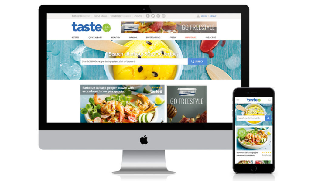 News DNA unveils the new taste.com.au - Mediaweek