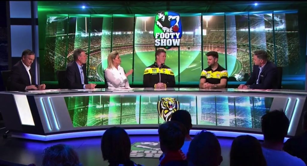 AFL Footy Show kicks a torp worthy of the Front Bar trophy - Mediaweek