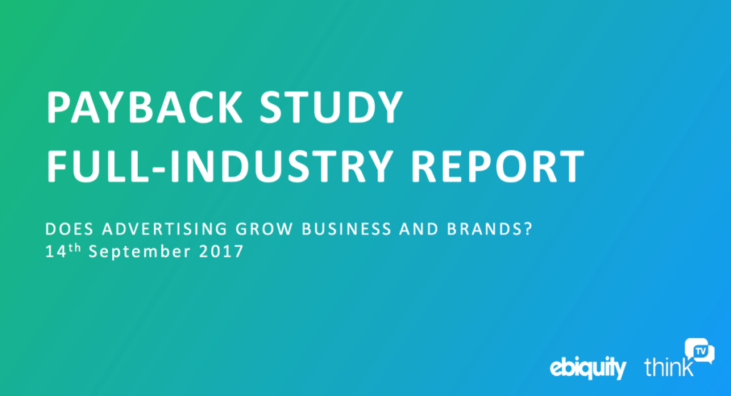 Ebiquity research lists TV as "clear winner" for advertisers - Mediaweek