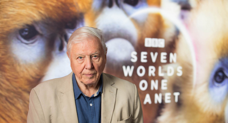 David Attenborough at world premiere of Seven Worlds, One Planet
