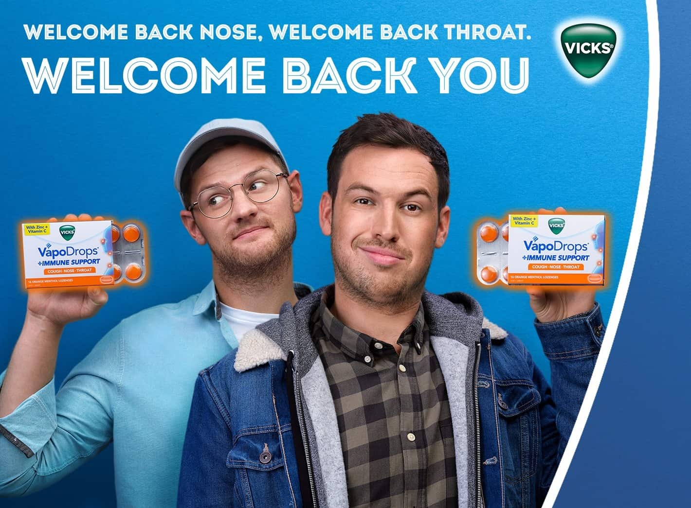 Ben and Liam announced as new faces of Vicks VapoDrops