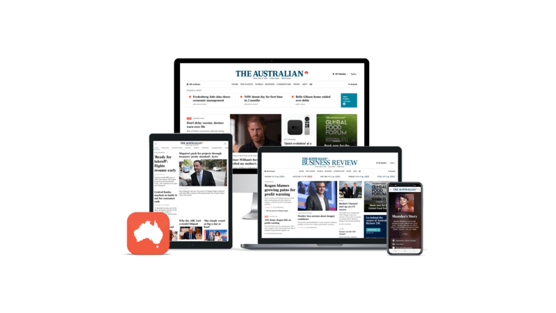 The Australian marks 10 years of its digital subscription model