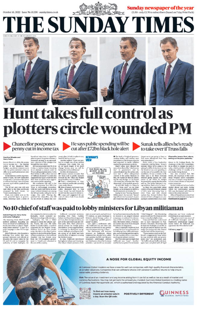 News Corp’s broadsheet The Sunday Times celebrates 200 years