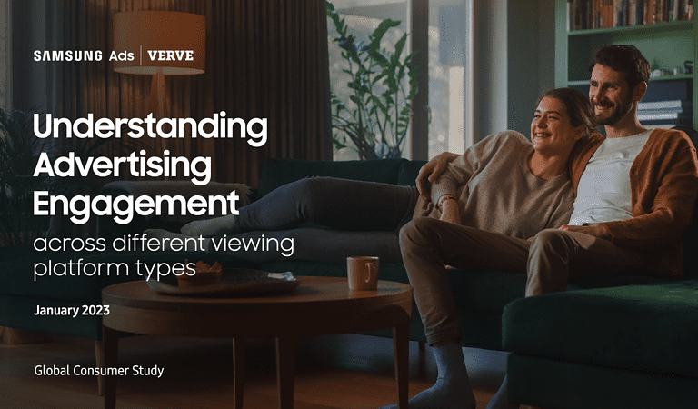 Samsung Ads global study how audiences rate ads on streamed TV