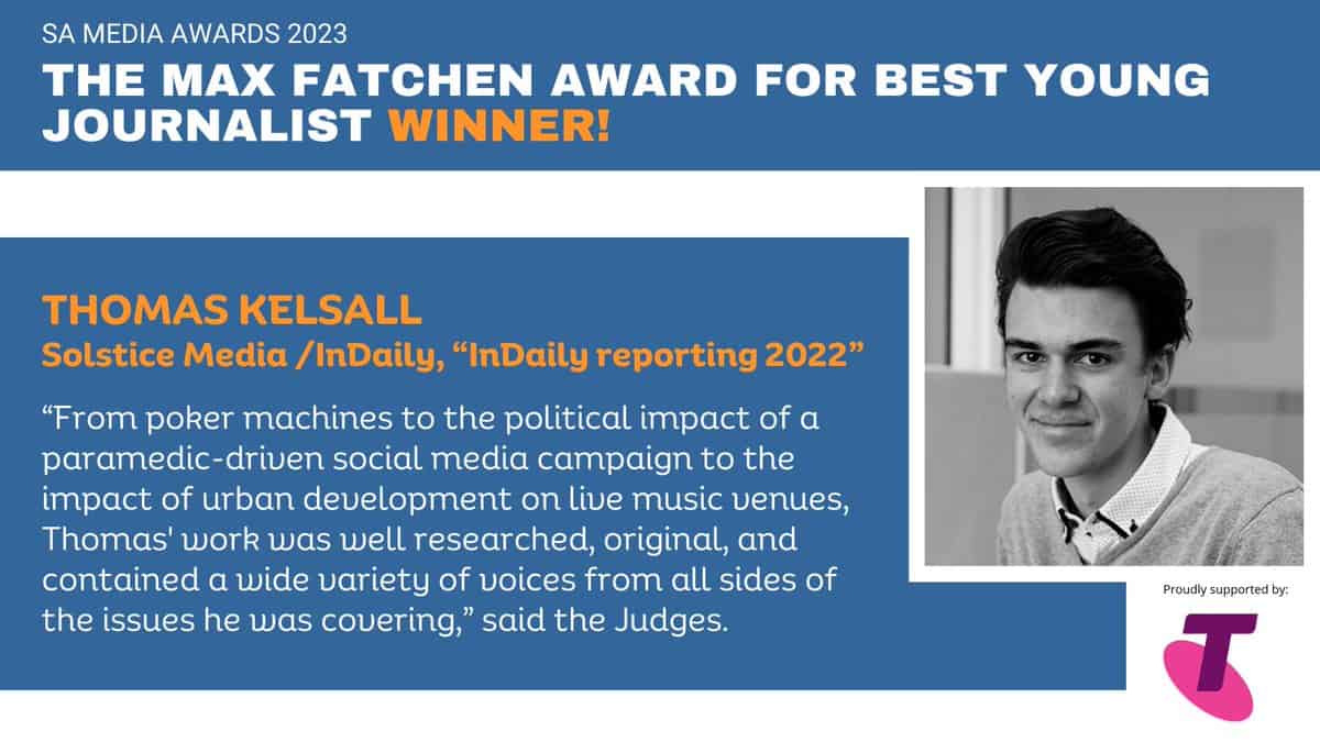 2023 SA Media Awards: Daniel Clarke is Journalist of the Year