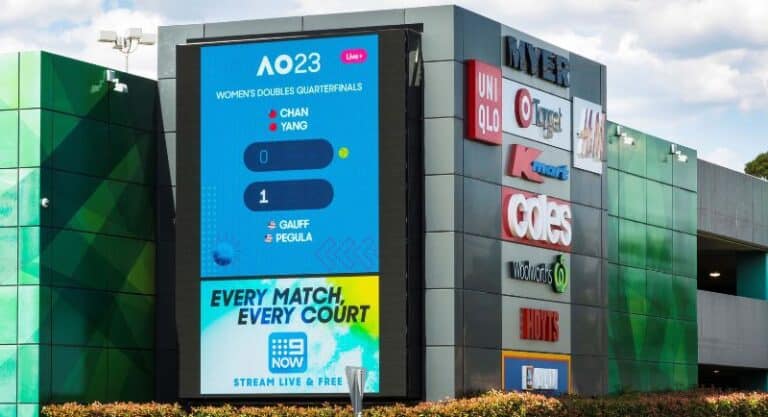 oOh!Media signs exclusive for the Australian Open