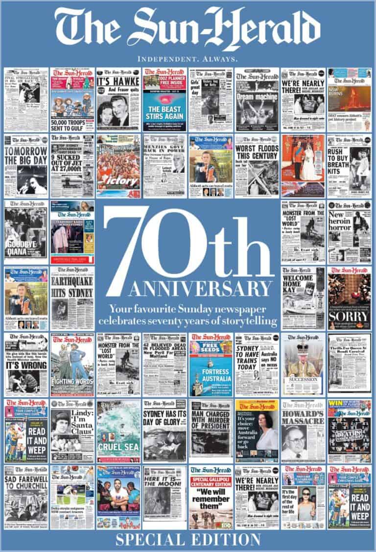 The Sun-Herald celebrates its 70th anniversary in print - Mediaweek