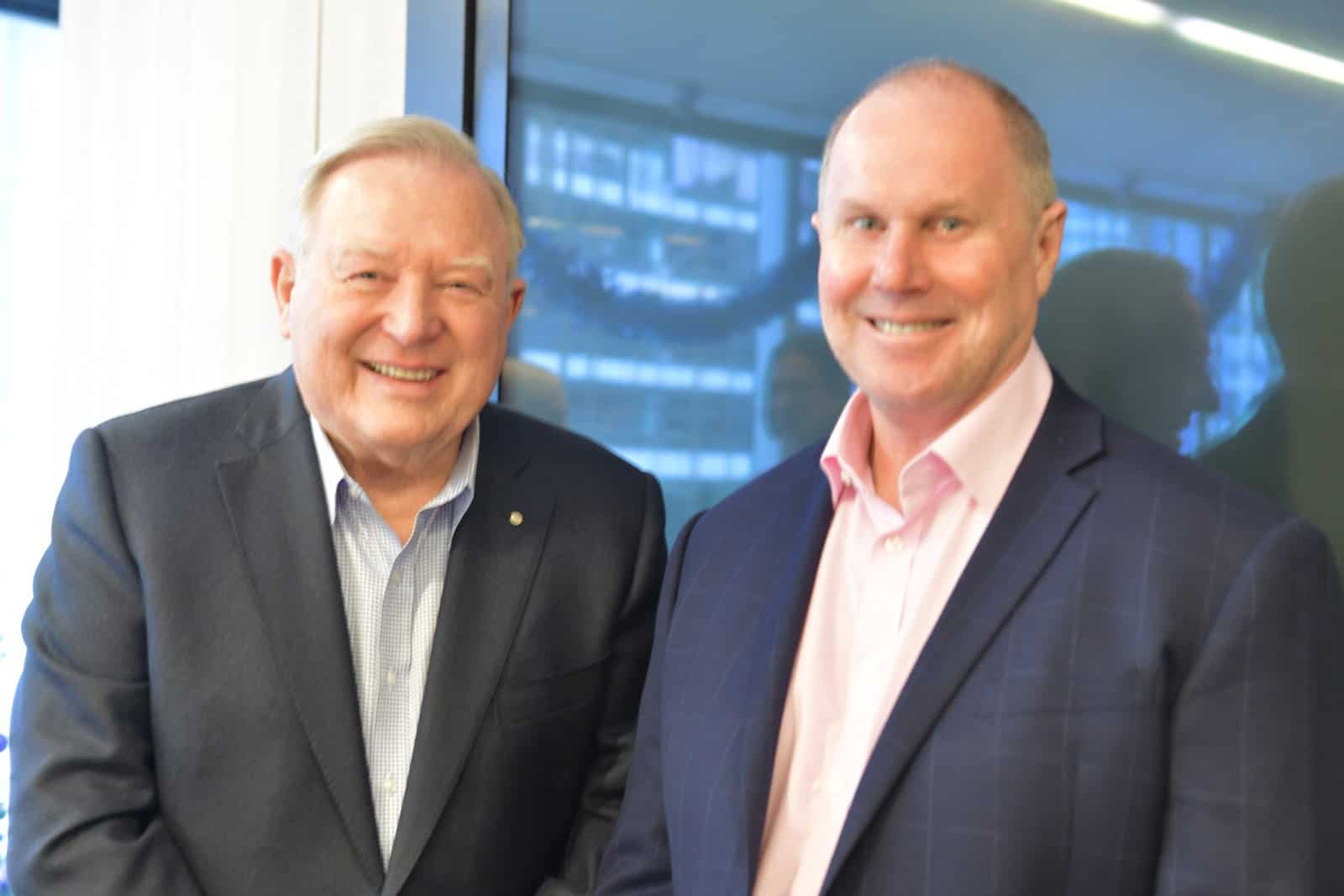 Boardroom lunch celebrates Peter Hitchener’s 50 years at Nine