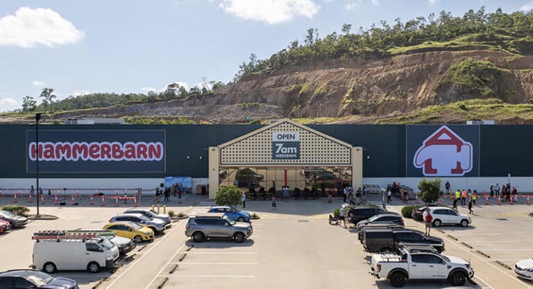 For real life! Behind Hammerbarn and Bluey's Bunnings takeover