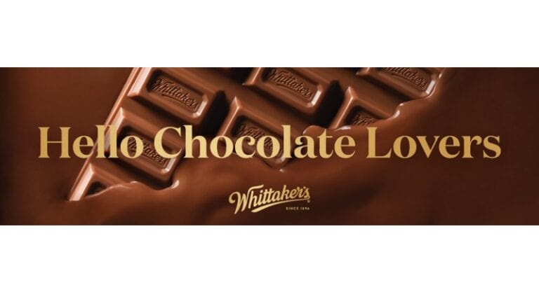 Whittaker’s launches Hello Chocolate Lovers via Bastion Shine