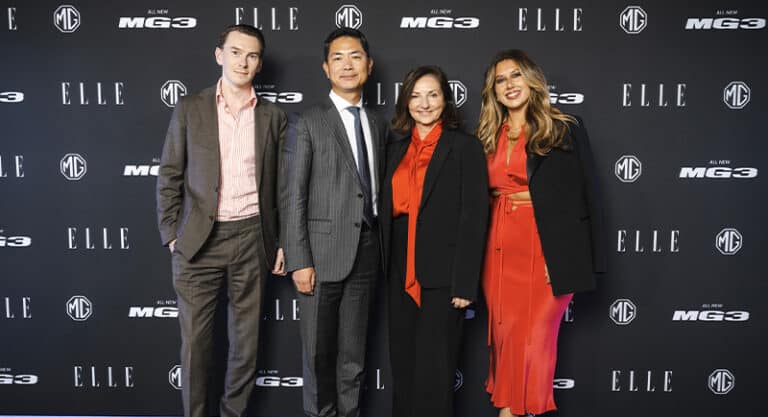 Rising stars recognised as ELLE Australia partners with MG Motor