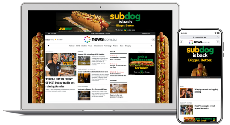 News Corp and Subway partner for new 12-month ad campaign