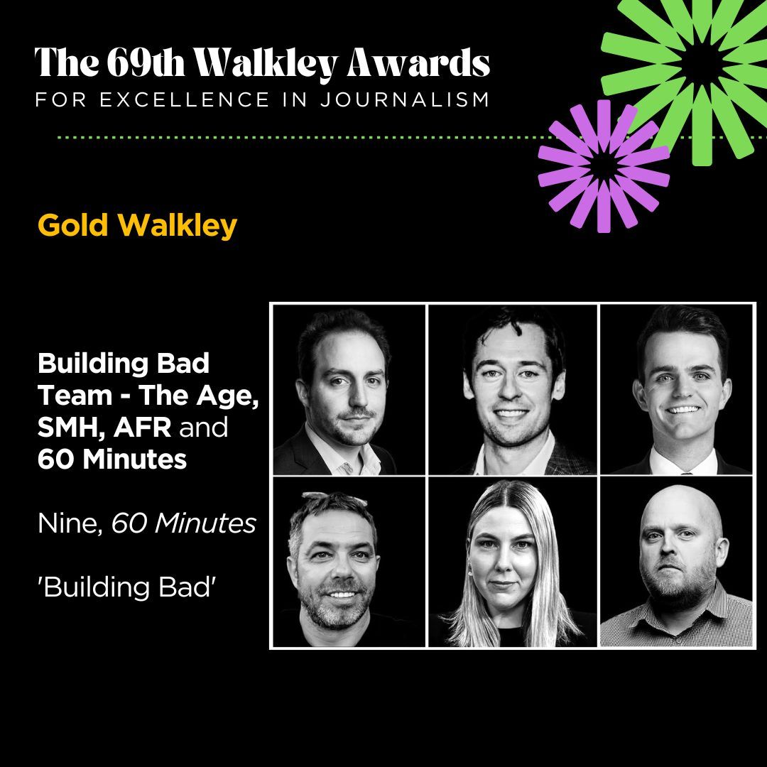 Nine’s Building Bad team across print, TV and digital win Gold at 69th ...