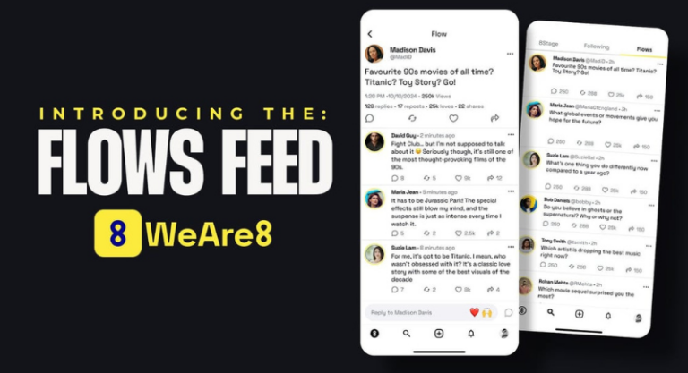 WeAre8 launches Flows Feed and partnership with Legitimate