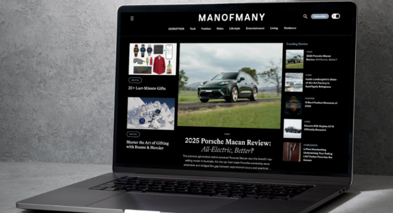 Man of Many reveals sleek website redesign