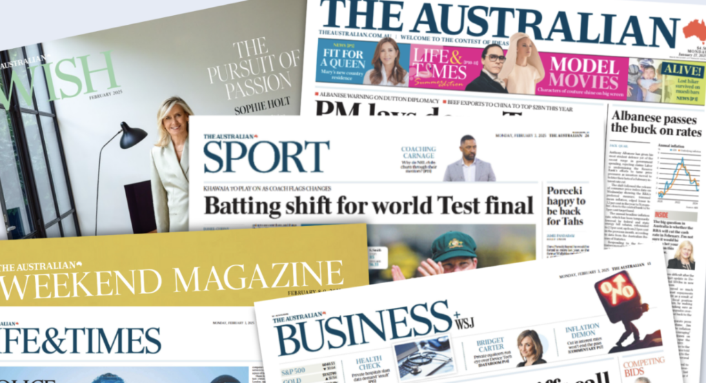 The Australian unveils fresh new look across print and digital