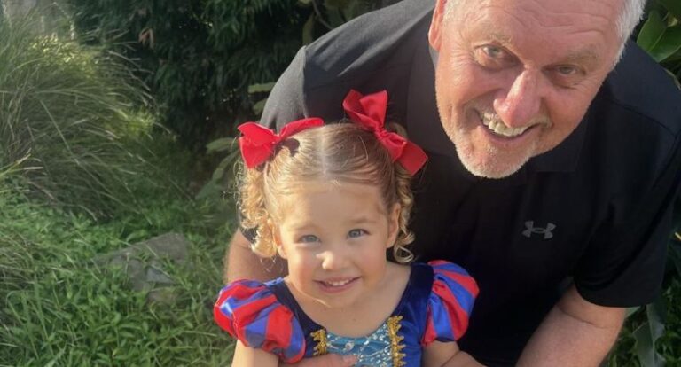 Hadley says granddaughter's cancer has changed his perspective