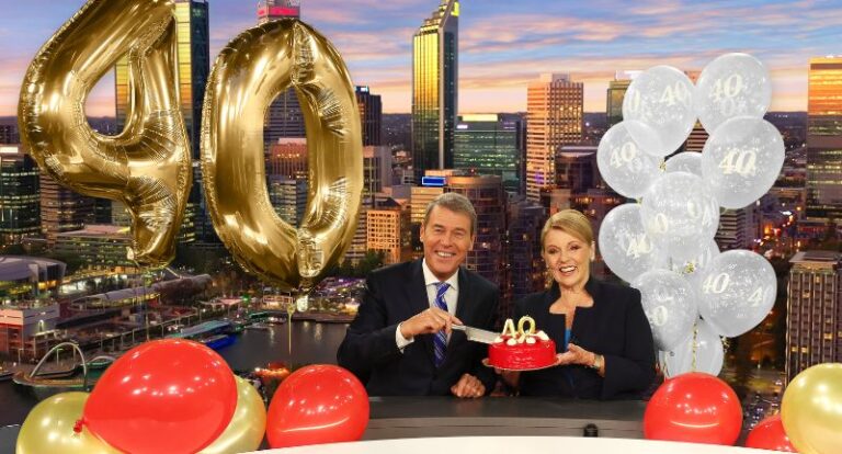 7NEWS Perth's Rick Ardon and Susannah Carr's on 40 years