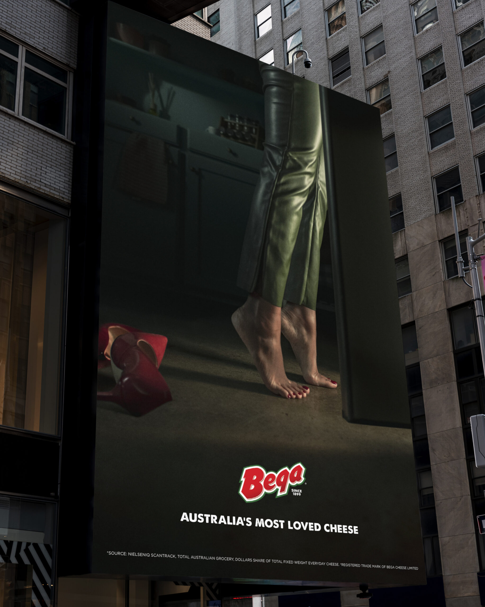 Bega unveils 'Night Cheese' OOH campaign via TBWA\Melbourne
