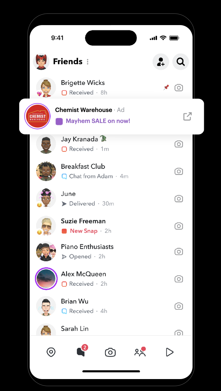 Snapchat partners with Chemist Warehouse for 'Mayhem' sale