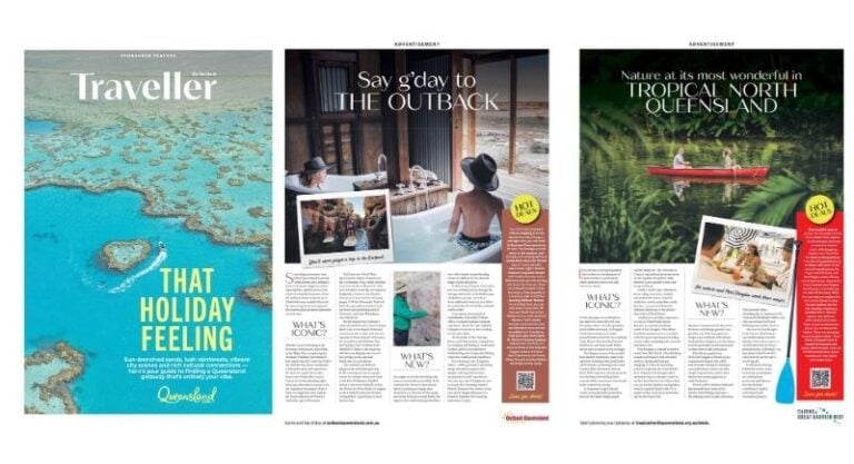 dentsu Queensland, TEQ and Nine launch Traveller liftout