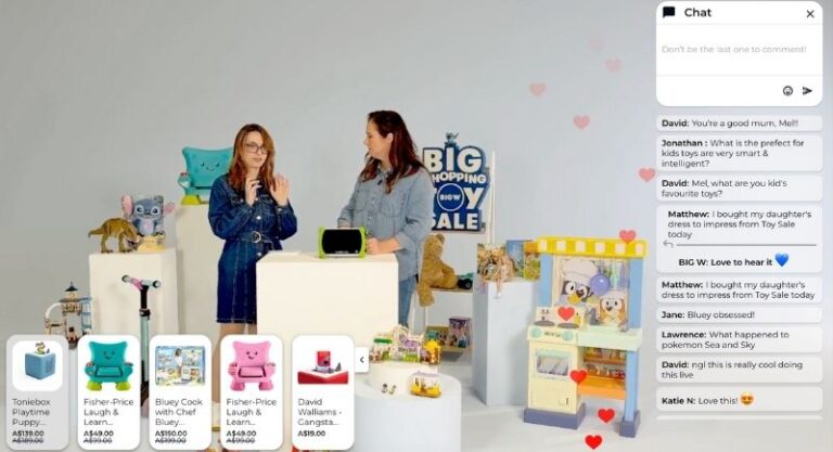 Live shopping: Bread Agency, Big W betting on the growing trend