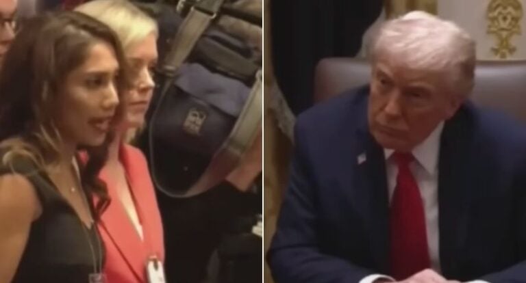 rump clashes with Aussie reporter