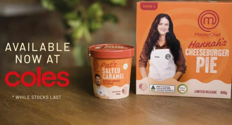 MasterChef and Coles launch two freezer products